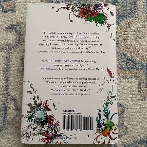 Other | Everything Everything Nicola Yoon Ya Hardcover Book | Poshmark